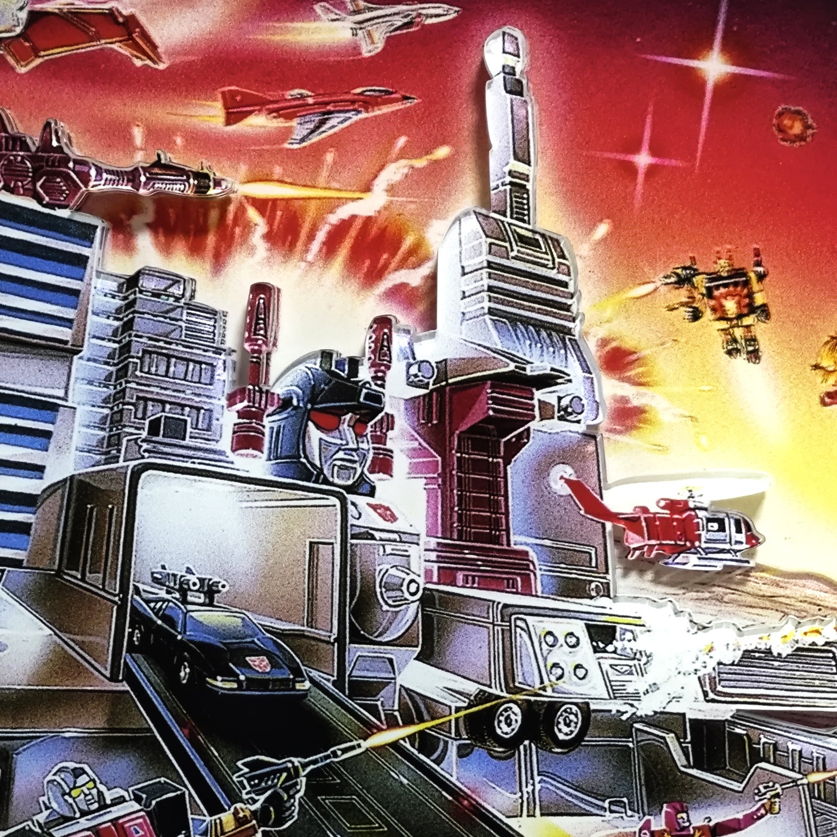 Jeffrey Mangiat "Transformers 40th Anniversary - Version C" Multi-Laye ...