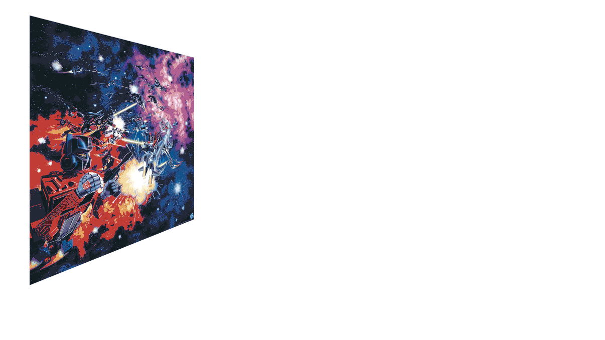 Jeffrey Mangiat "Transformers 40th Anniversary - Version A" Multi-Laye ...