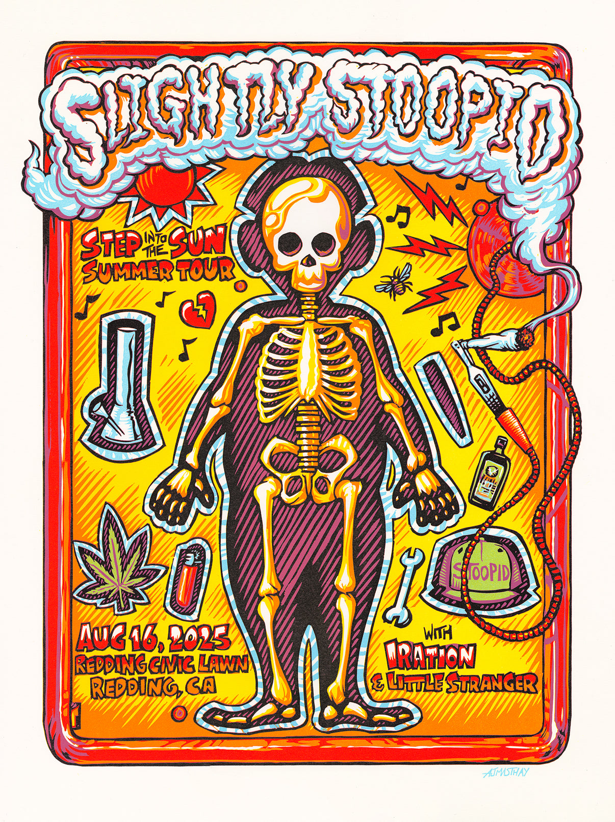 AJ Masthay "Slightly Stoopid - Redding, CA" AE – Bottleneck Gallery