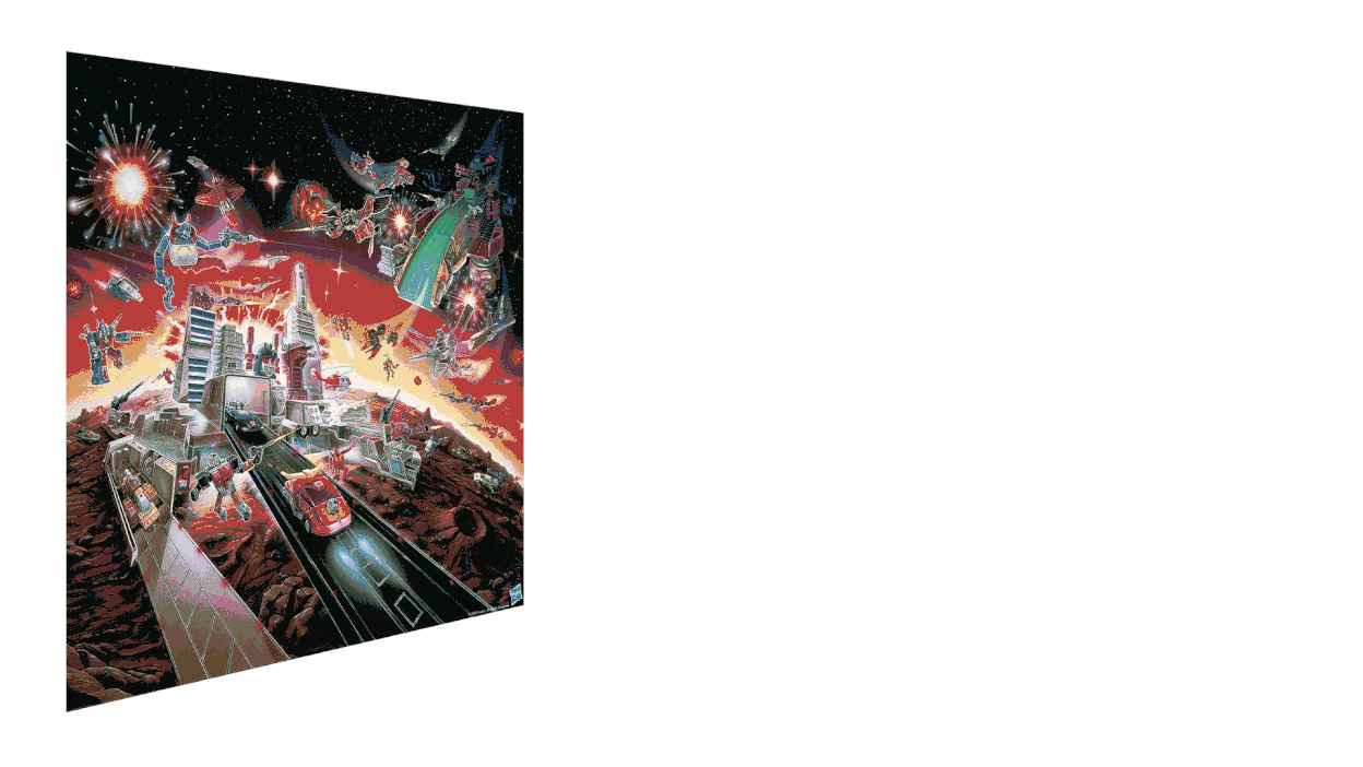 Jeffrey Mangiat "Transformers 40th Anniversary - Version C" Multi-Laye ...