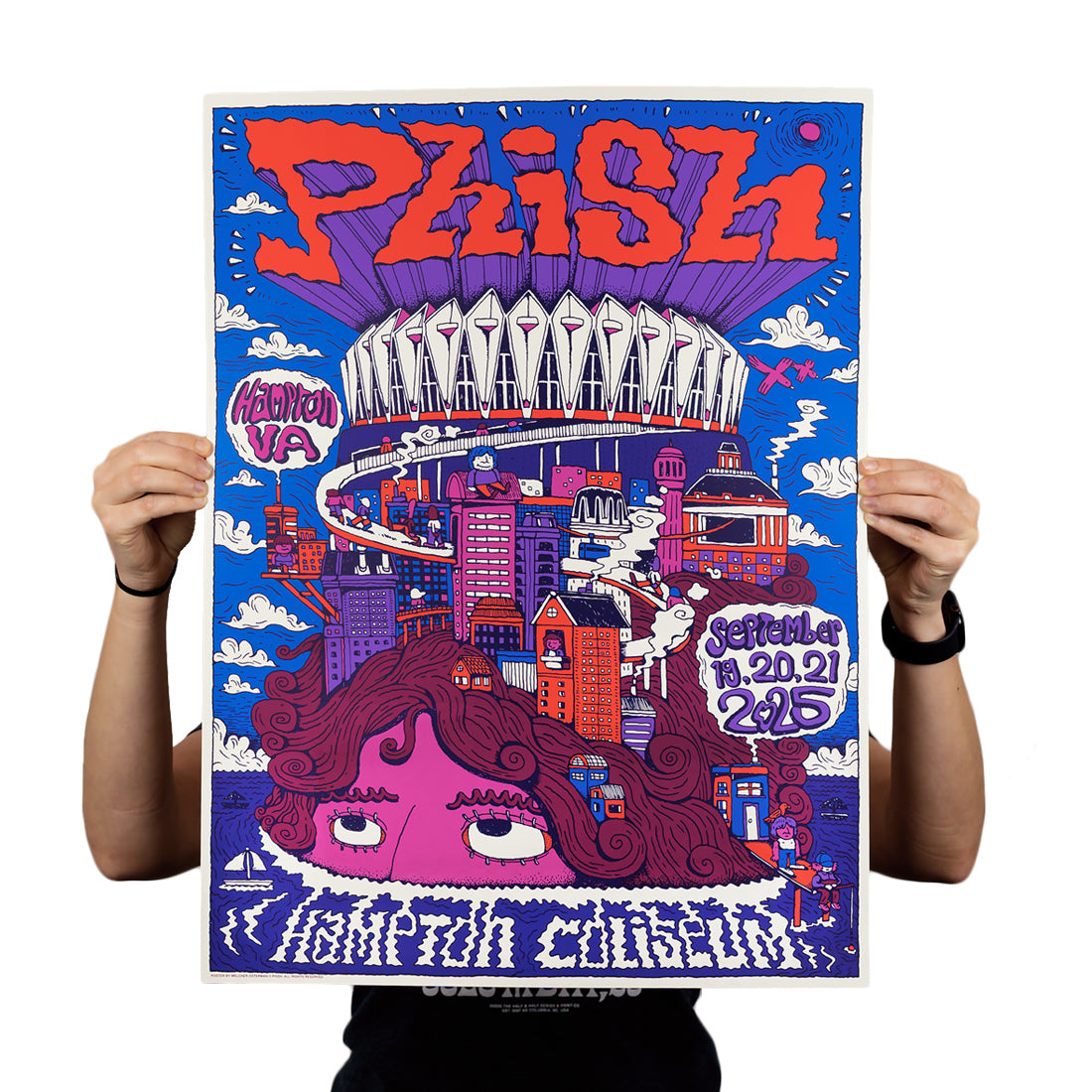 Melcher Oosterman "Phish - Hampton Coliseum" AP – Bottleneck Gallery