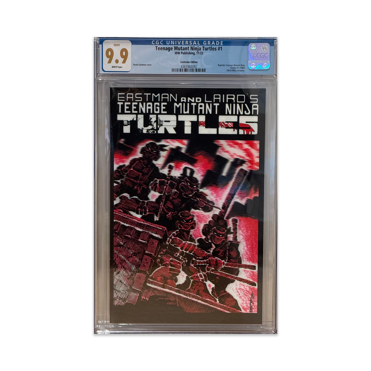 Teenage Mutant Ninja Turtles Issue #1 - 3D Lenticular Comic Book [GRAD ...