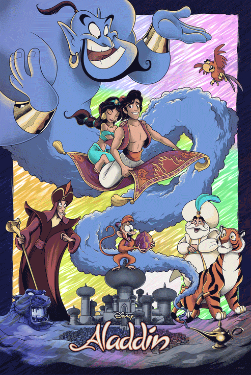 Mark Bell "Aladdin" Foil Variant – Bottleneck Gallery
