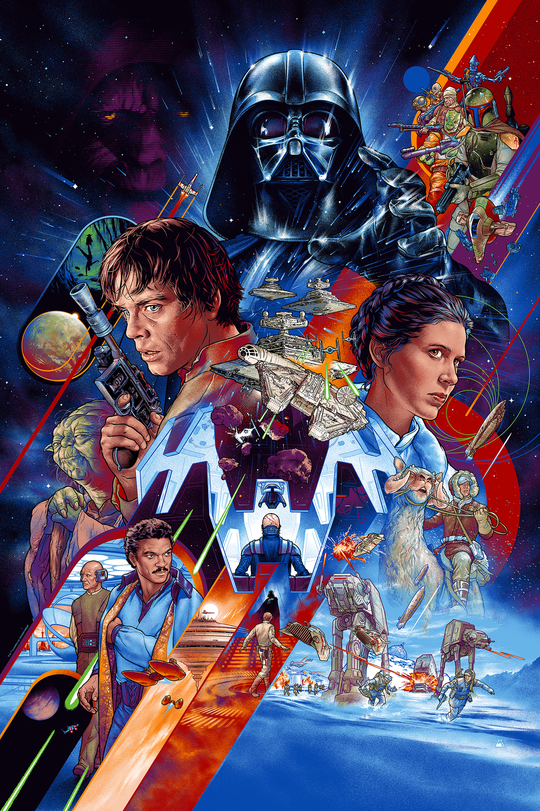 Martin Ansin "The Saga Continues" Art Print - Multi-Layer Acrylic Pane ...