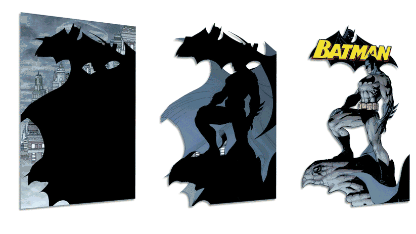 Jim Lee "Batman #608" Multi-Layer Acrylic Panel – Bottleneck Gallery