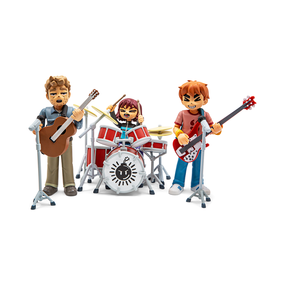Scott Pilgrim Sex Bob-Omb Collectible Figure (3-Pack) – Bottleneck Gallery