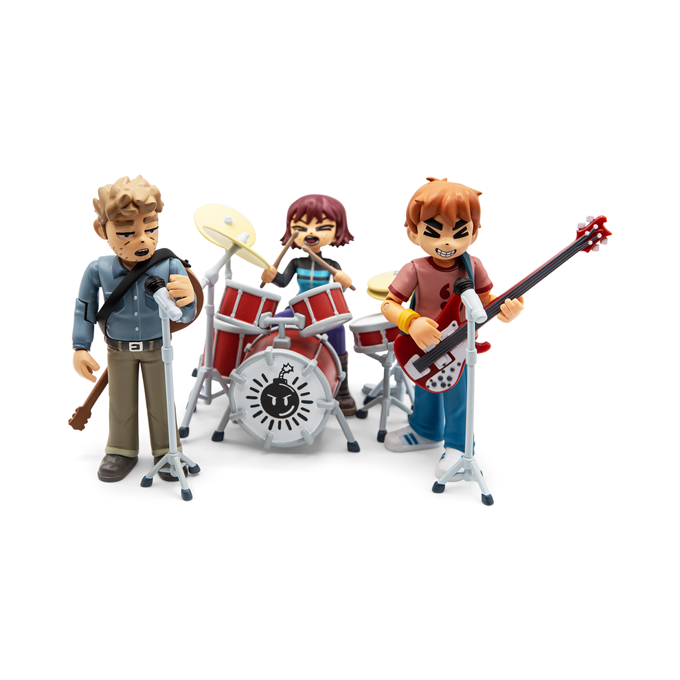 Scott Pilgrim Sex Bob-Omb Collectible Figure (3-Pack) – Bottleneck Gallery