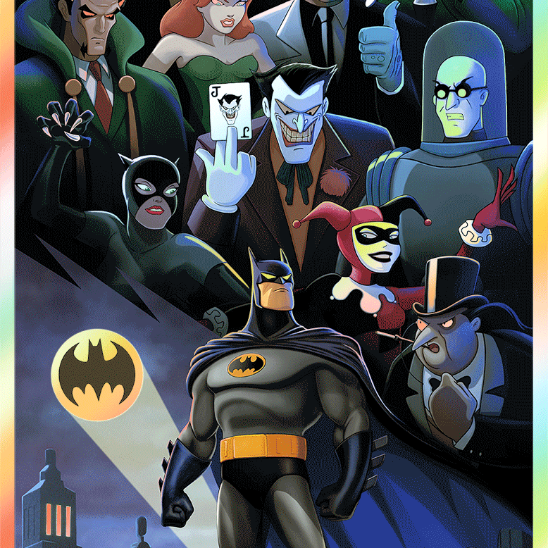 Pablo Olivera "Batman: The Animated Series" Rainbow Foil Variant ...