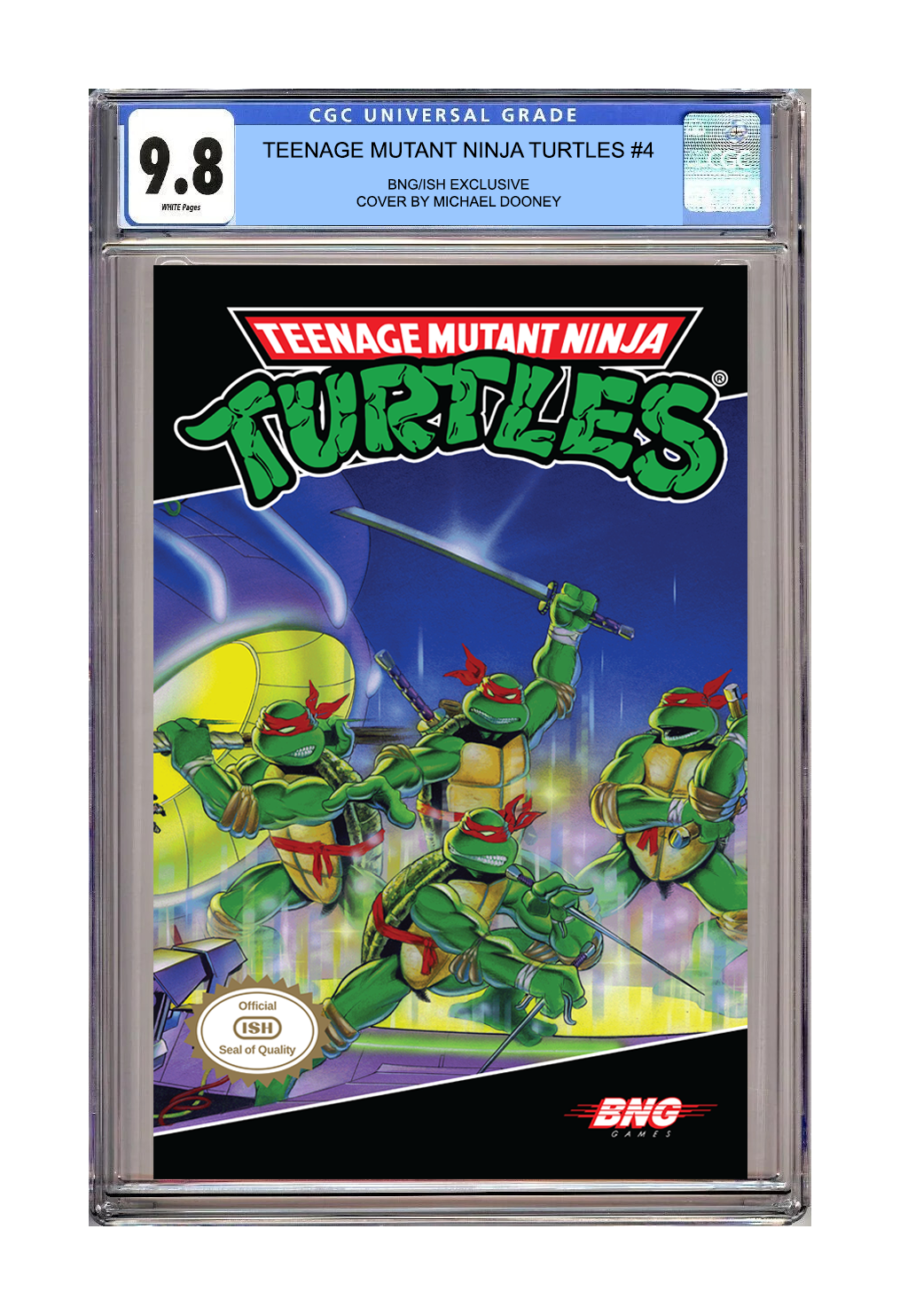 Teenage Mutant Ninja Turtles 4 Comic Cover Art
