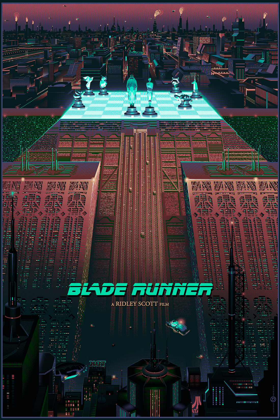 Laurent Durieux "Blade Runner (The Final Chess Game)" Variant ...