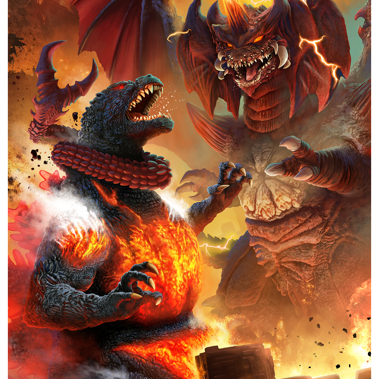 Pablo Olivera "Godzilla vs. Destroyah" – Bottleneck Gallery