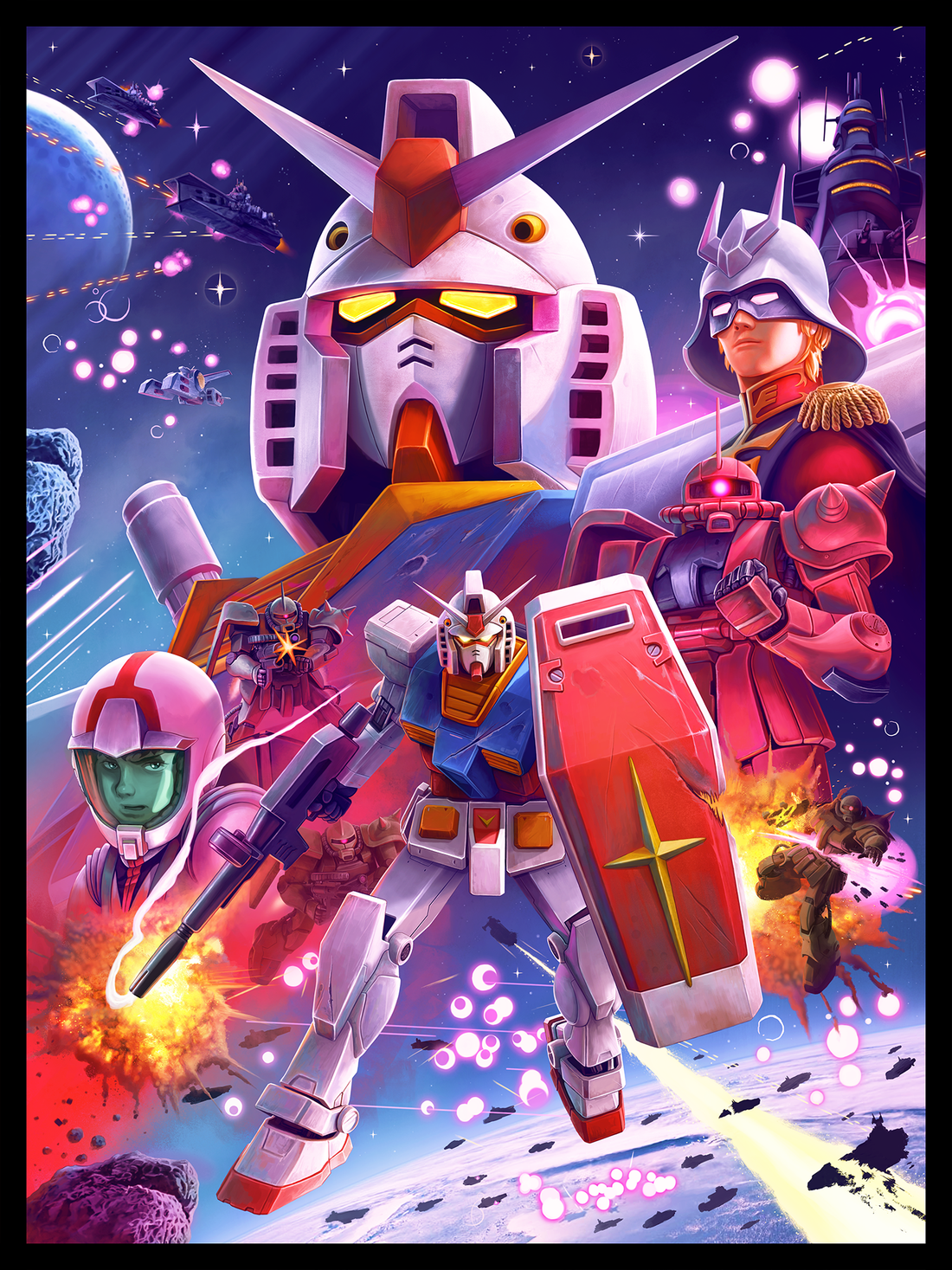 Pablo Olivera "Mobile Suit Gundam" Variant – Bottleneck Gallery