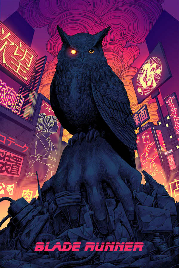 Ian Permana "Blade Runner" Acrylic Panel Print – Bottleneck Gallery