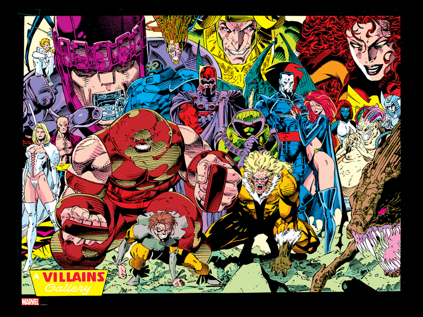 Jim Lee "X-Men Villains 20th Anniversary Cover" – Bottleneck Gallery