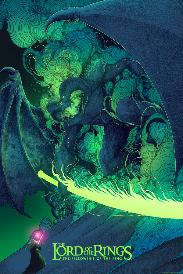 Ian Permana "The Lord of the Rings Trilogy" Variant A – Bottleneck Gallery