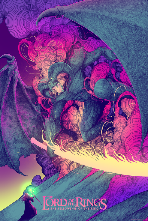 Ian Permana "The Lord of the Rings Trilogy" Variant B – Bottleneck Gallery