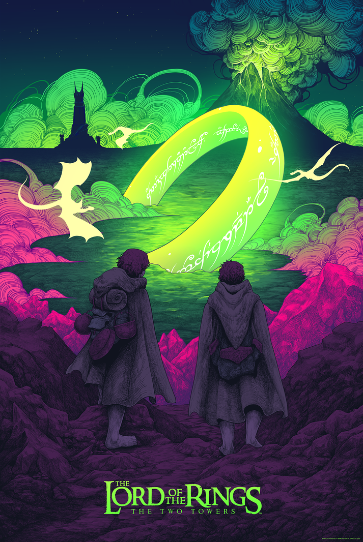 Ian Permana "The Lord of the Rings Trilogy" Variant A – Bottleneck Gallery