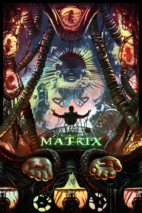 Pablo Olivera "The Matrix" Rainbow Foil Variant - AP – Bottleneck Gallery