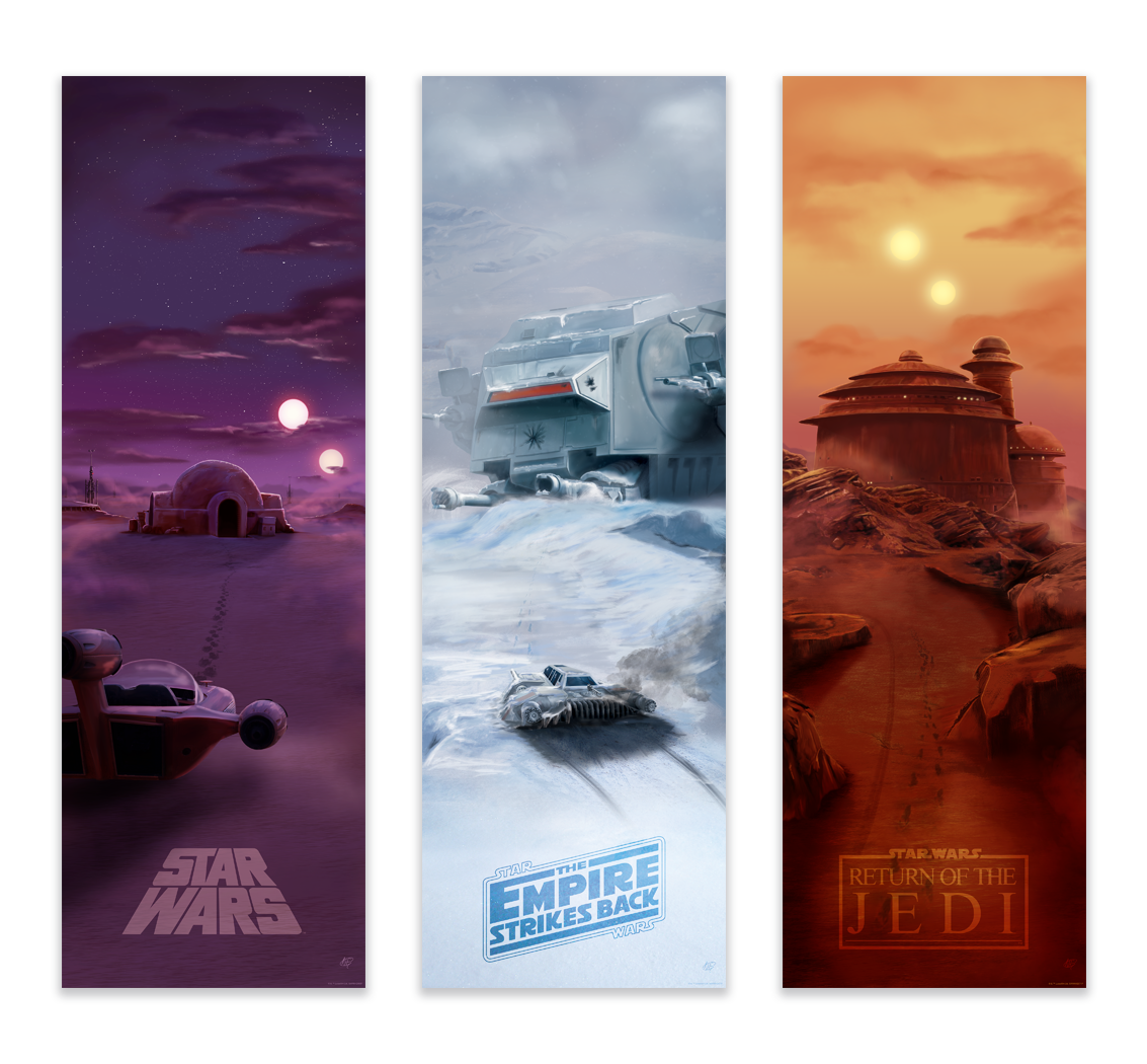 Neil Fraser "Original Star Wars Trilogy" SET – Bottleneck Gallery