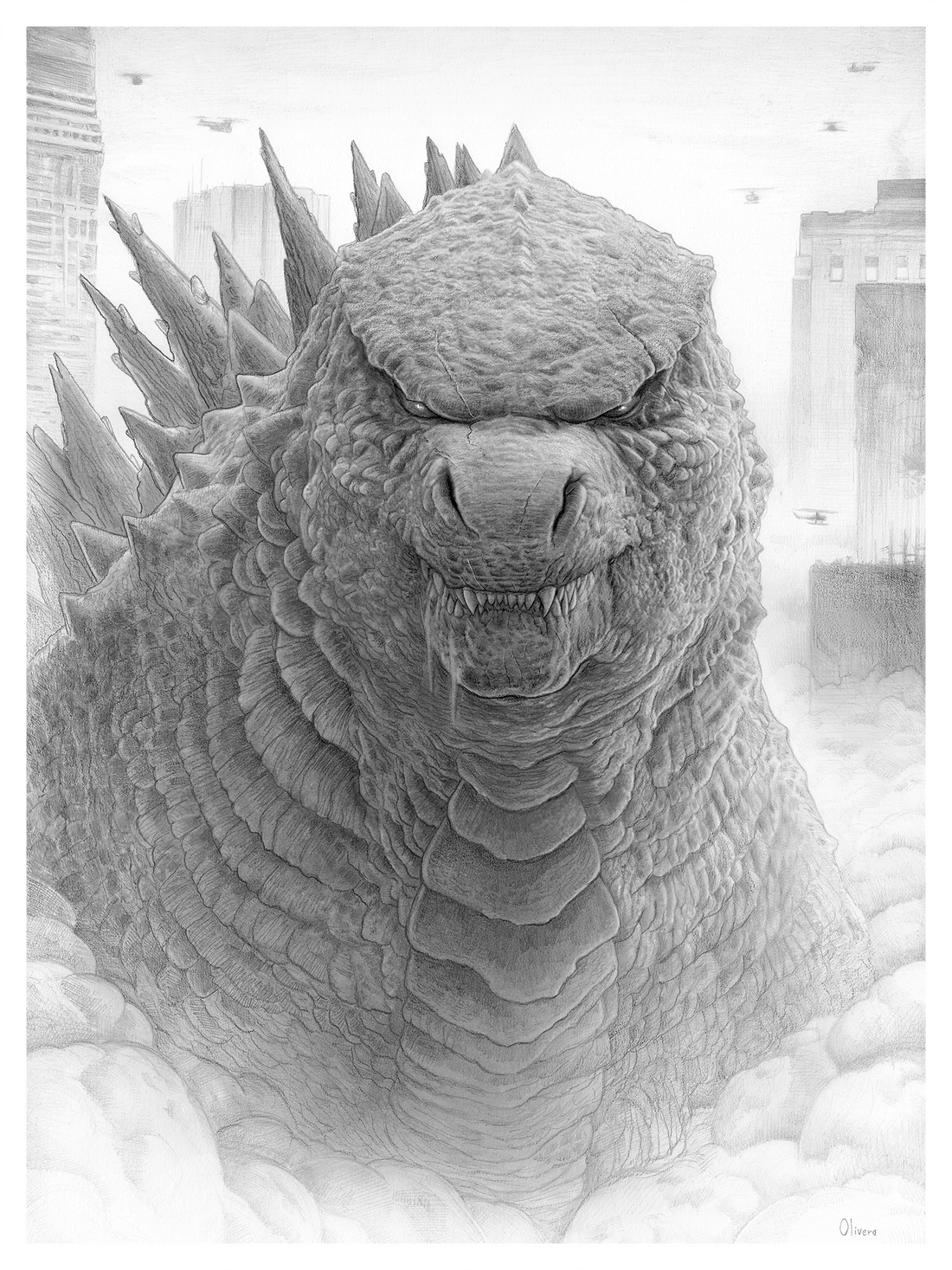 Pablo Olivera "Godzilla vs. Kong" Acrylic Panel Print (GODZILLA ...