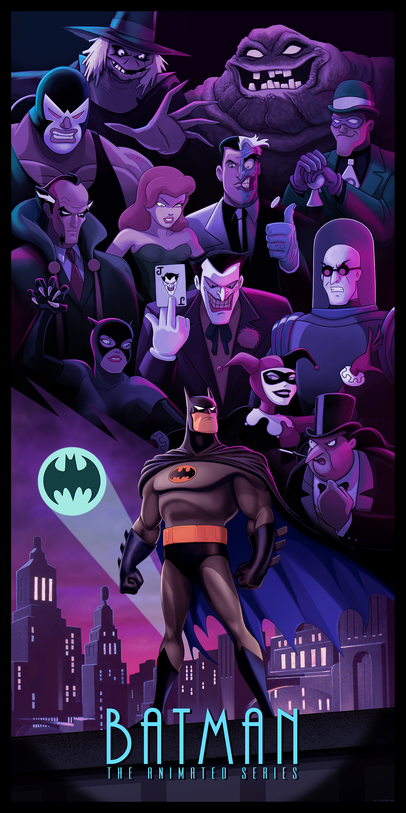 Pablo Olivera "Batman: The Animated Series" Acrylic Panel Print ...