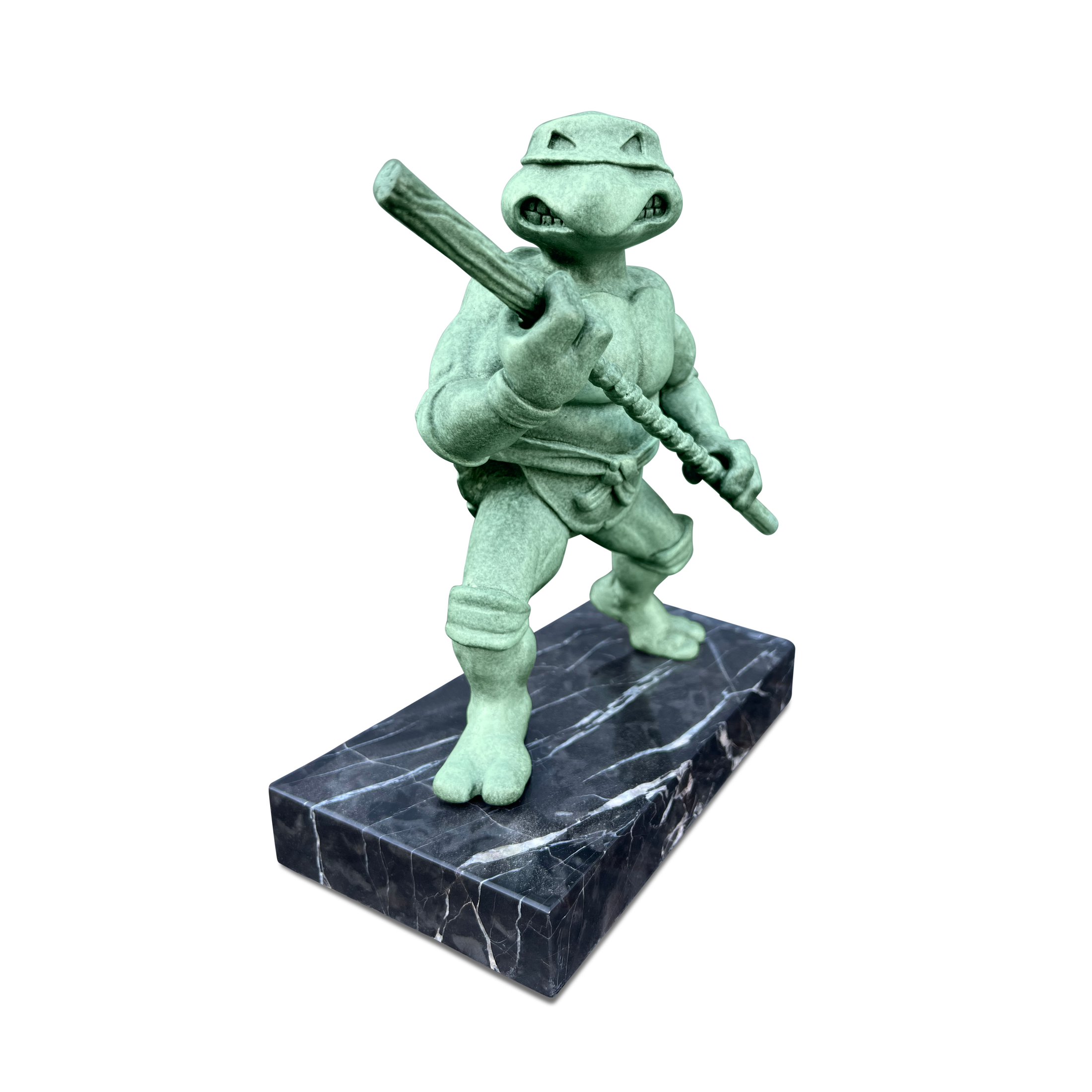 TMNT Firsts: The Pitch Turtle - Patina Bronze Edition – Bottleneck Gallery