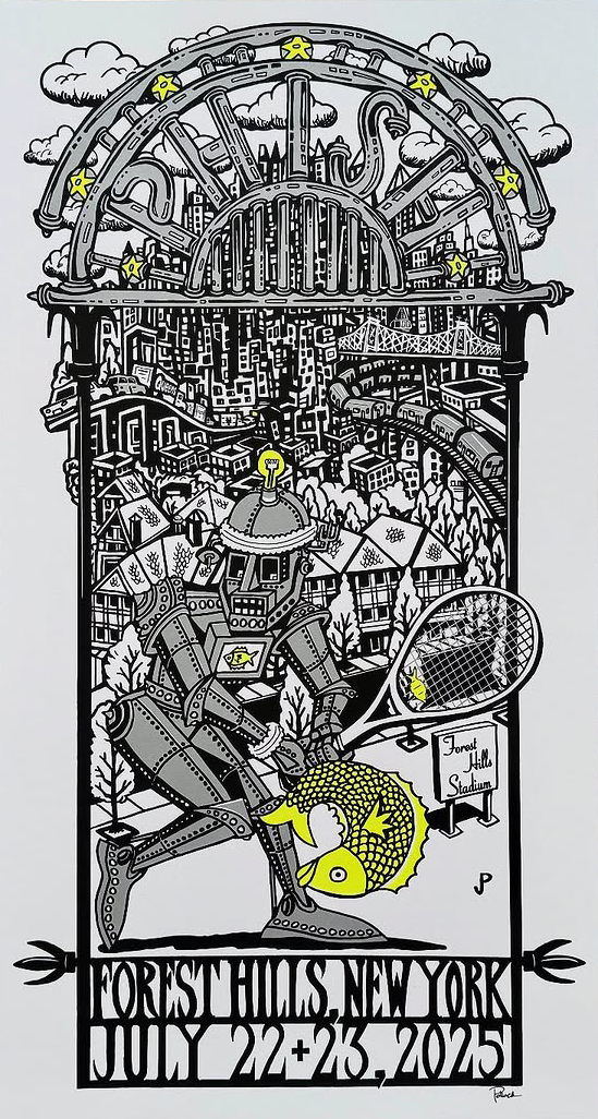 Jim Pollock "Phish - Forest Hills" Variant AE – Bottleneck Gallery