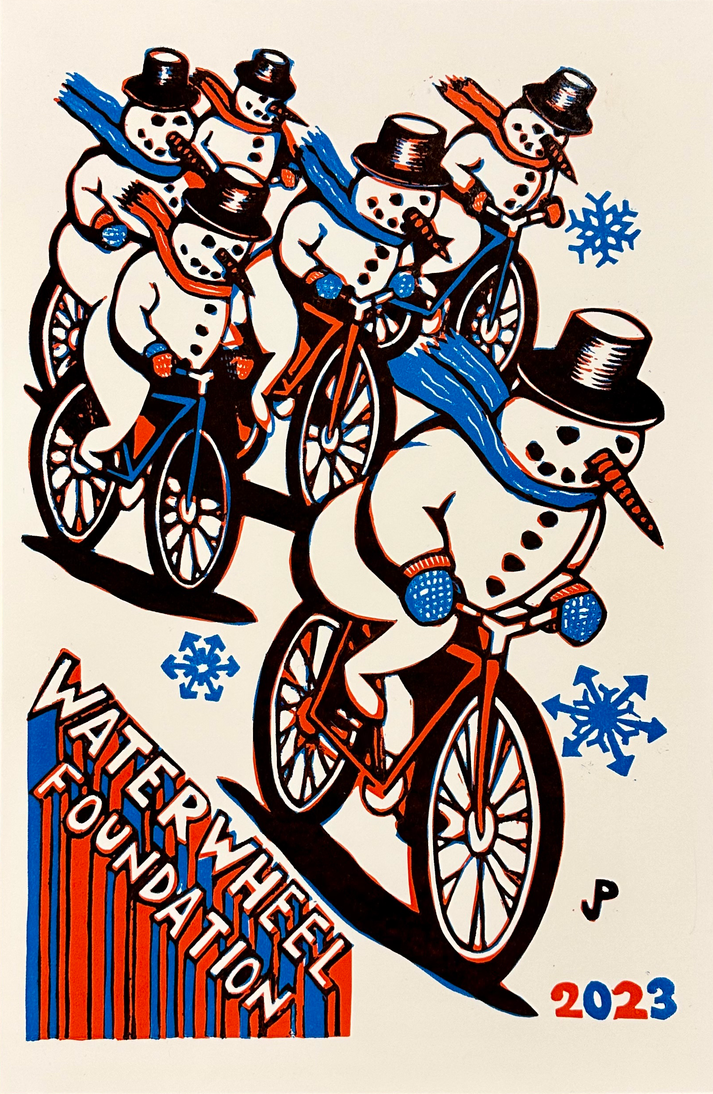 Jim Pollock "Waterwheel Foundation Winter 2023" – Bottleneck Gallery