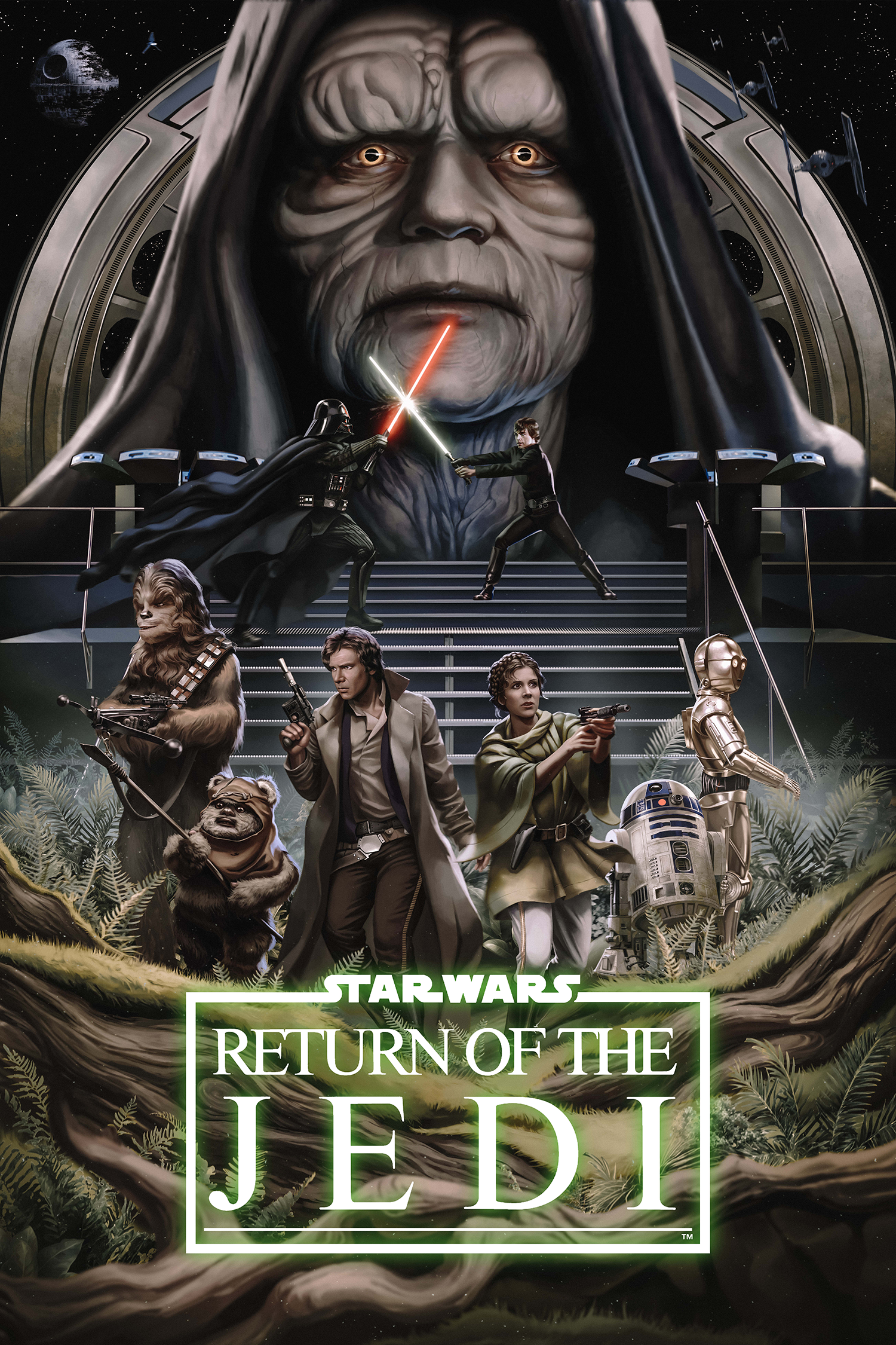 Ann Bembi "A Galaxy in Conflict (Return of the Jedi)" Variant ...