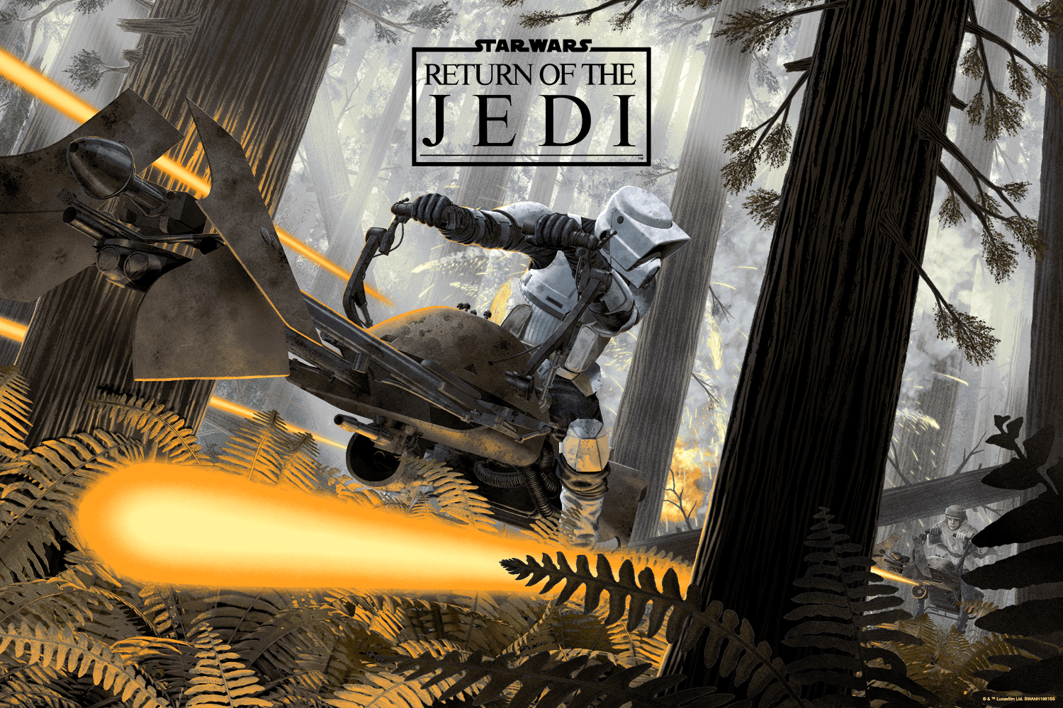 Jason Raish "In Pursuit of the Empire (Return of the Jedi)" Variant ...
