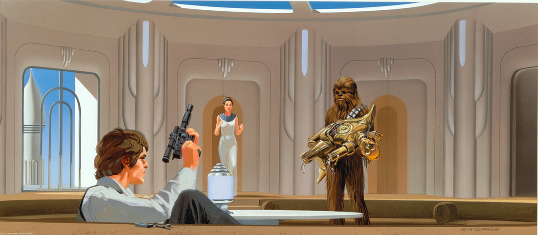 Ralph McQuarrie "Not Quite Right" Acrylic Panel Print – Bottleneck Gallery