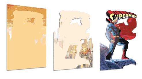 Jim Lee "Superman #204" Multi-Layer Acrylic Panel - Comic Size ...