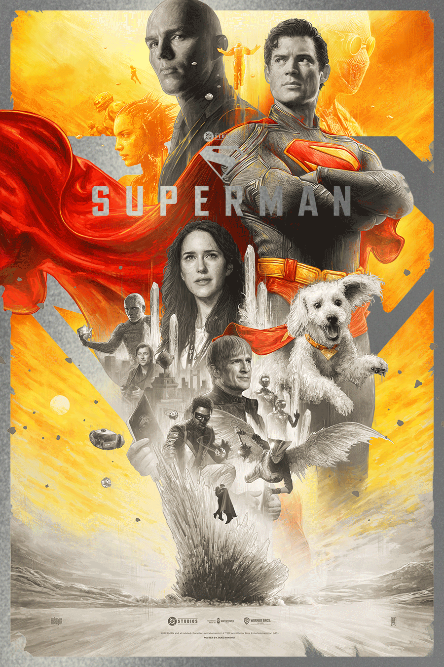 Jake Kontou "Superman" Aluminum Print – Bottleneck Gallery