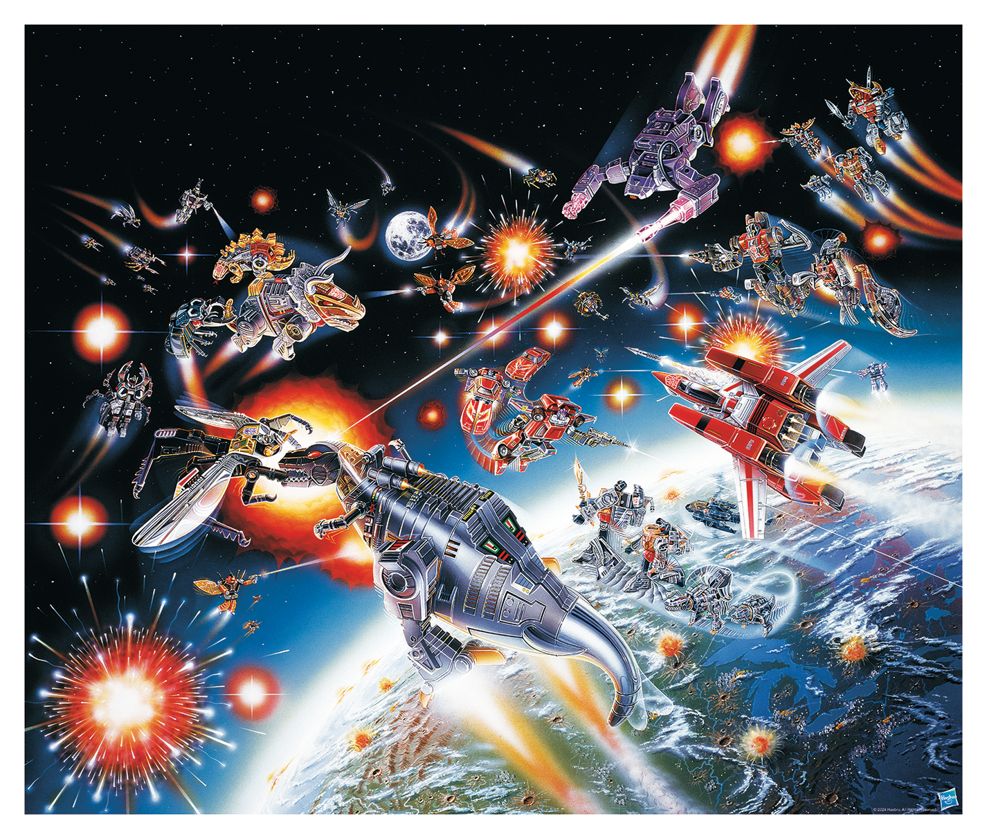 Jeffrey Mangiat "Transformers 40th Anniversary - Version B ...