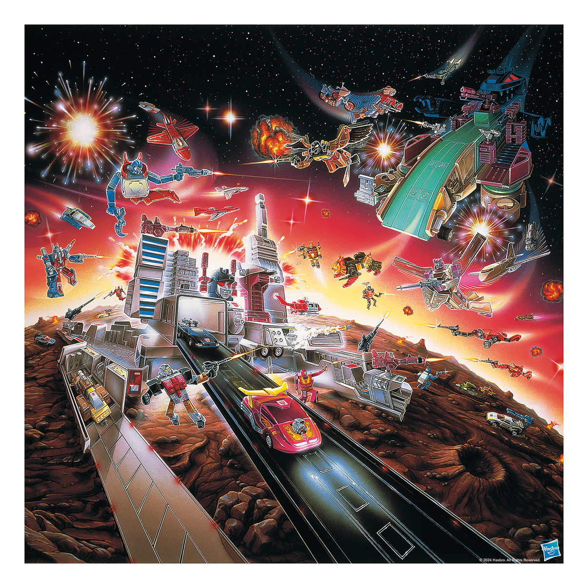 Jeffrey Mangiat "Transformers 40th Anniversary - Version C ...