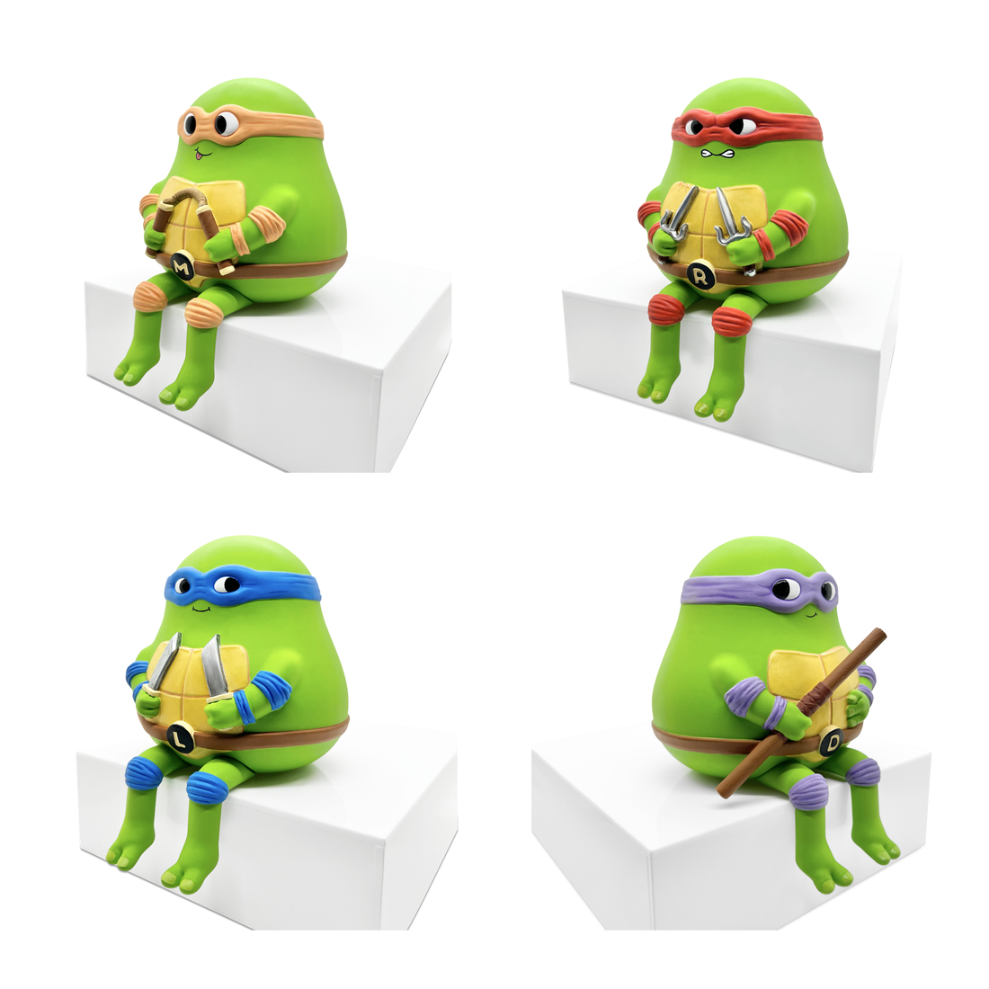 Sad Salesman "Teenage Mutant Ninja Turtles" Vinyl Toy SET – Bottleneck ...