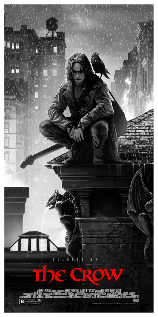 Pablo Olivera "The Crow" B&W Variant – Bottleneck Gallery