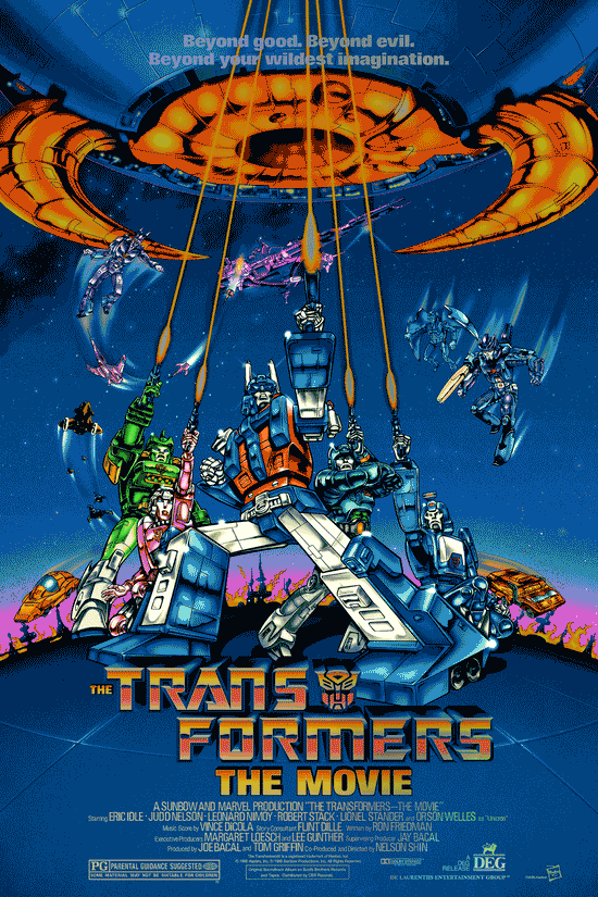 The Transformers: The Movie - Screen Print Foil Variant – Bottleneck ...