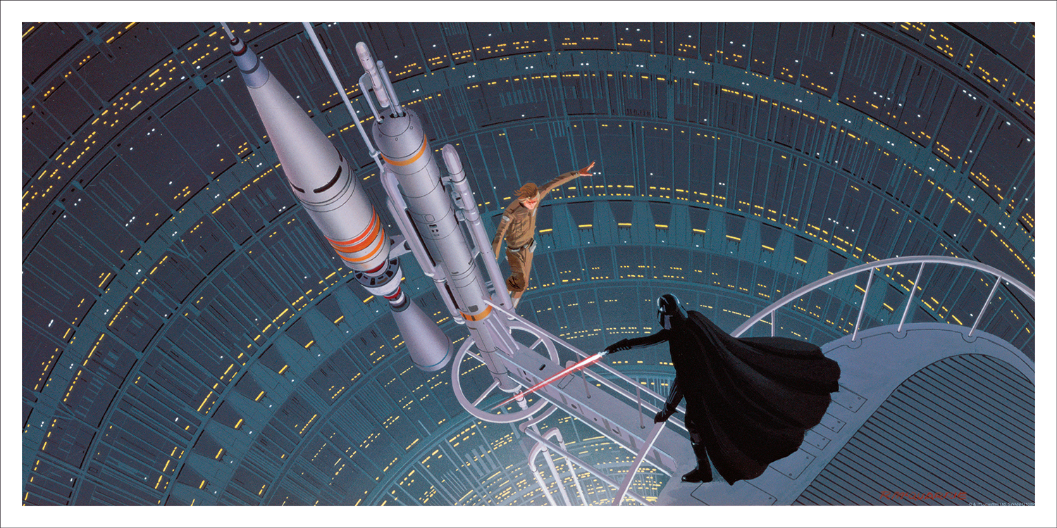 Ralph McQuarrie "Sword Fight on Antenna" – Bottleneck Gallery