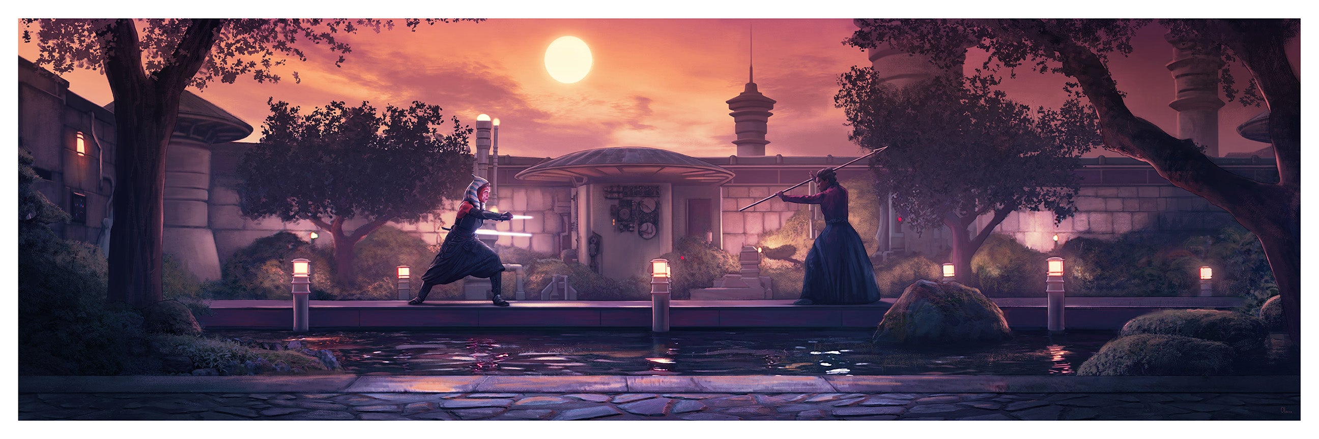 Pablo Olivera "Duel for Destiny" Variant A – Bottleneck Gallery
