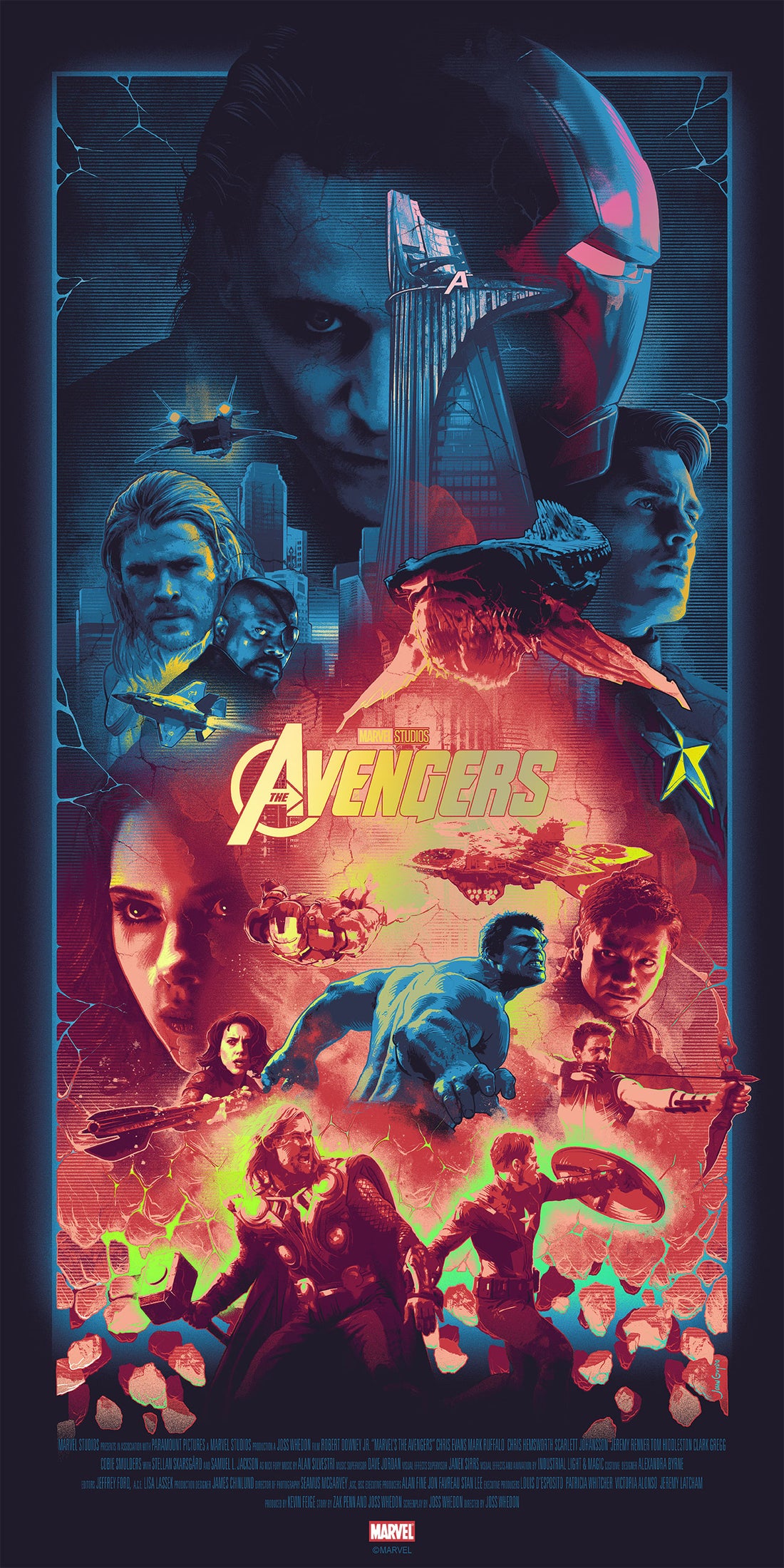 John Guydo "The Avengers" Foil Variant – Bottleneck Gallery