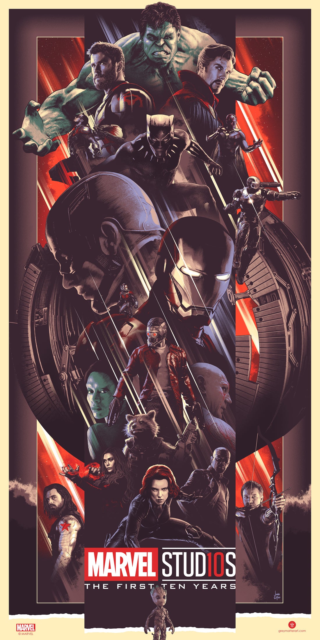 John Guydo "The First Ten Years" SET - Timed Edition – Bottleneck Gallery