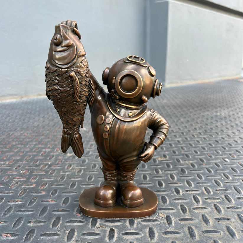 AJ Masthay "High Altitude, Deep Sea" Bronze Statue & Print – Bottleneck ...