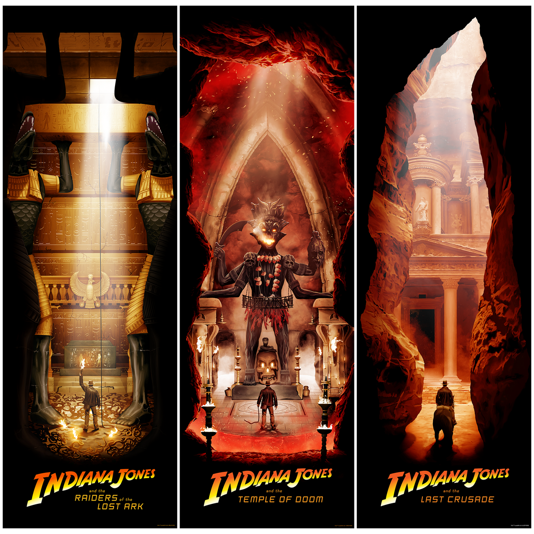 Ben Harman "Indiana Jones Trilogy" SET – Bottleneck Gallery
