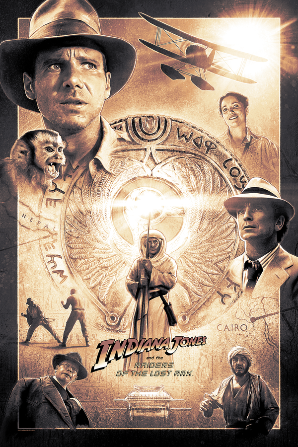 Kevin Wilson "Indiana Jones Trilogy" Variant SET – Bottleneck Gallery