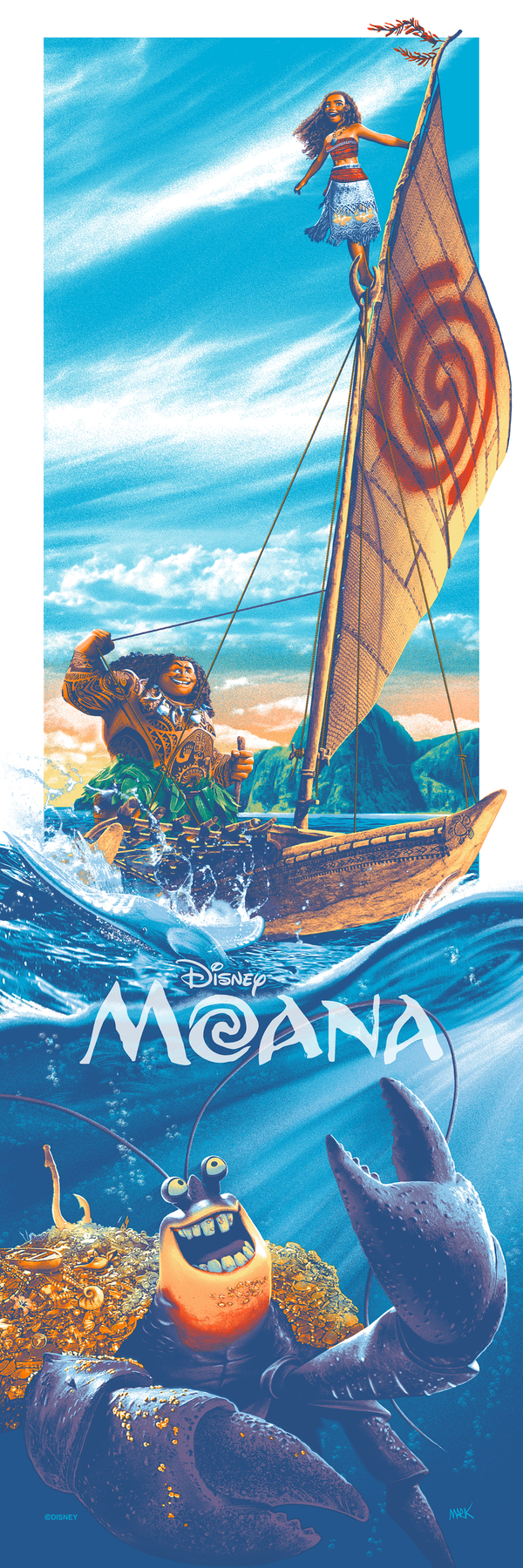 Mark Englert "The Ocean Chose Me" (Moana) - Title – Bottleneck Gallery