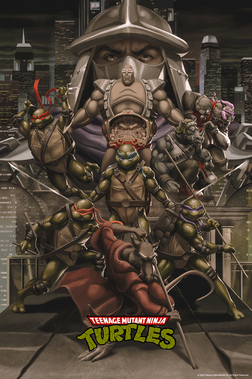 Ann Bembi "Teenage Mutant Ninja Turtles" 3D Lenticular – Bottleneck Gallery